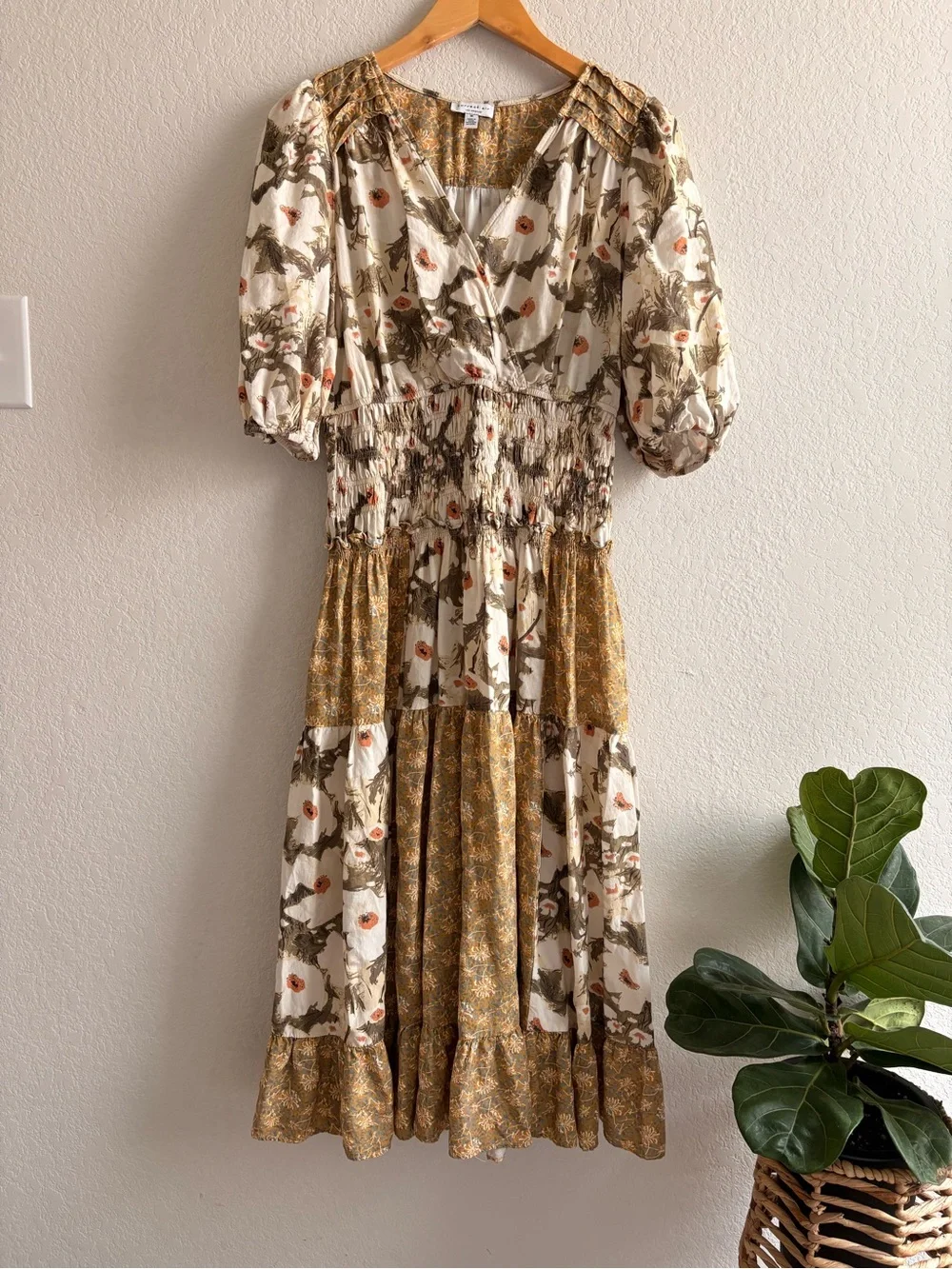 Current Air | Dresses | By Anthropologie Current Air Multi Floral ...